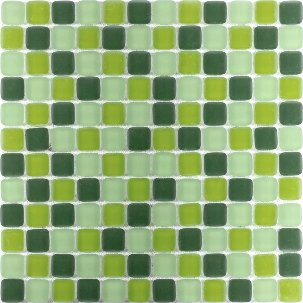 Mosaïque En Verre Carrelage Ponterio Frosted Vert Mix